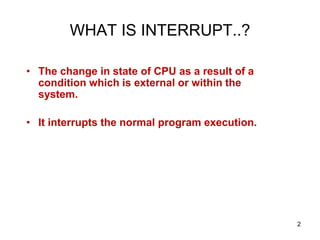 Vino's 8086 interrupts | PPT