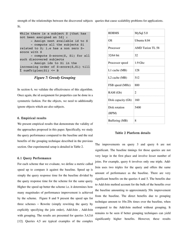 Triple-Triple RDF Store with Greedy Graph based Grouping | PDF | Databases | Computer Software ...