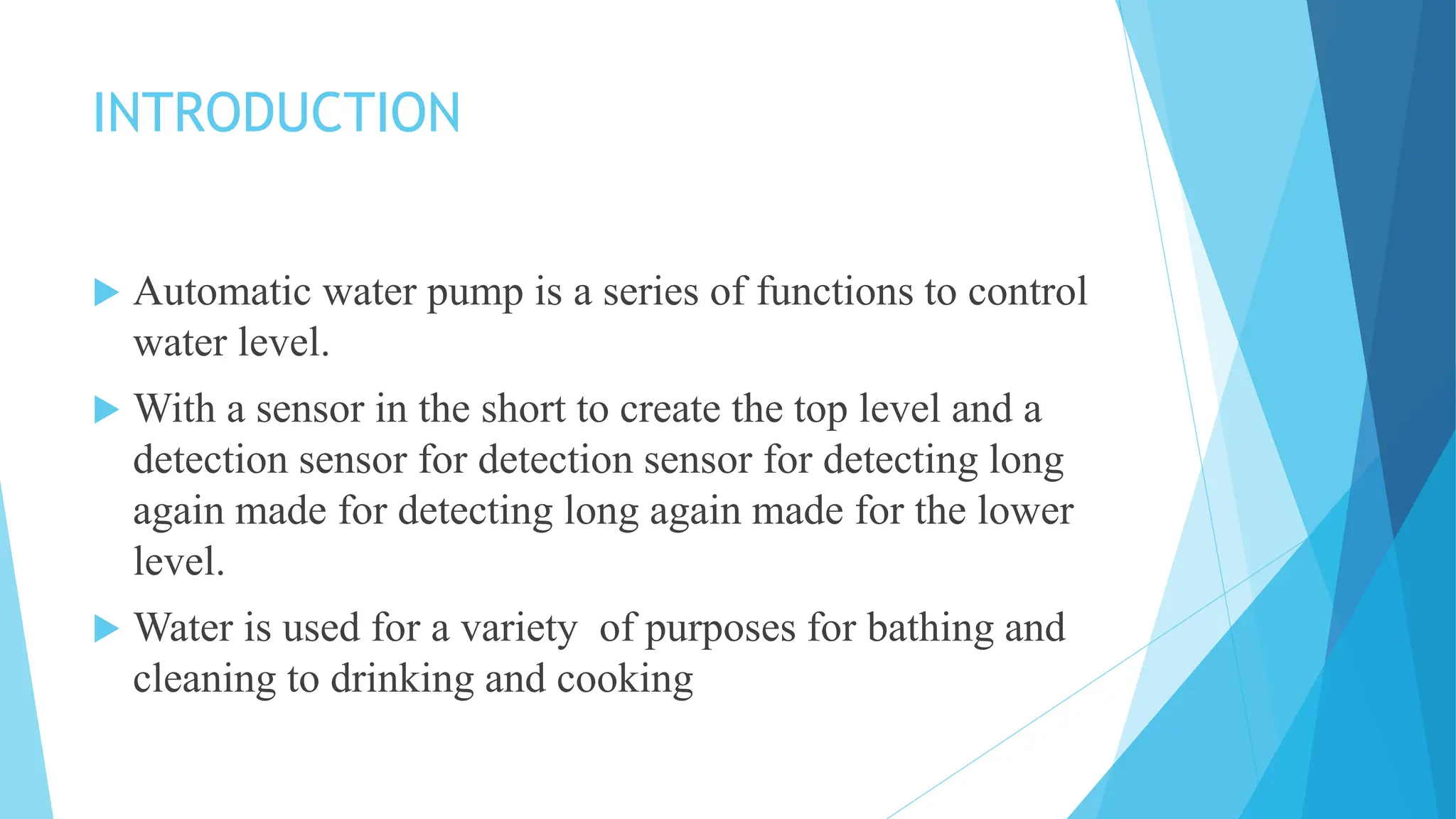 Coverting the ac current to dc to Automating the water pump .pptx