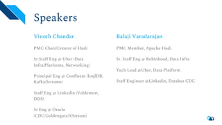 Streaming Data Lakes using Kafka Connect + Apache Hudi | Vinoth Chandar, Apache Software ...