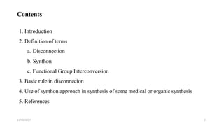 synthon approach | PPTX