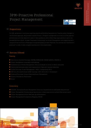 Vinsys ! Leading Corporate Technology Training ! PMP, ITSM, COBIT ...