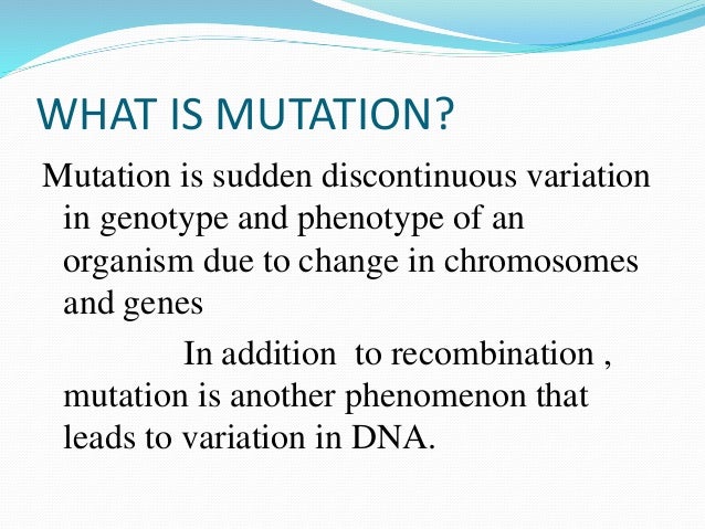 mutation