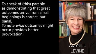 Parables and The Epiphany: Mark 4, Matt 13 & Luke 13 - The Mustard Seed ...