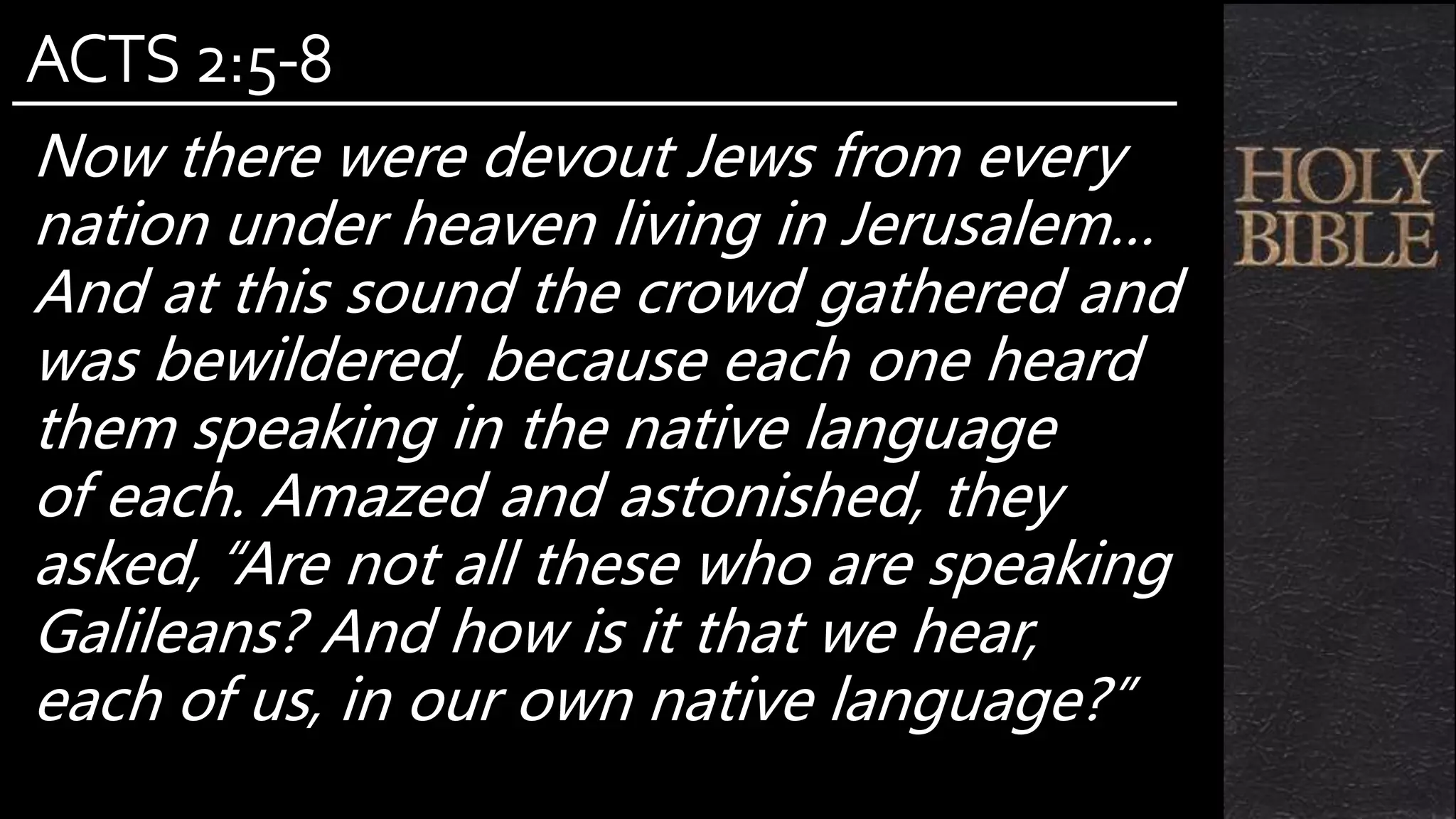 The Story of Jesus: Part XI - Pentecost | PPTX