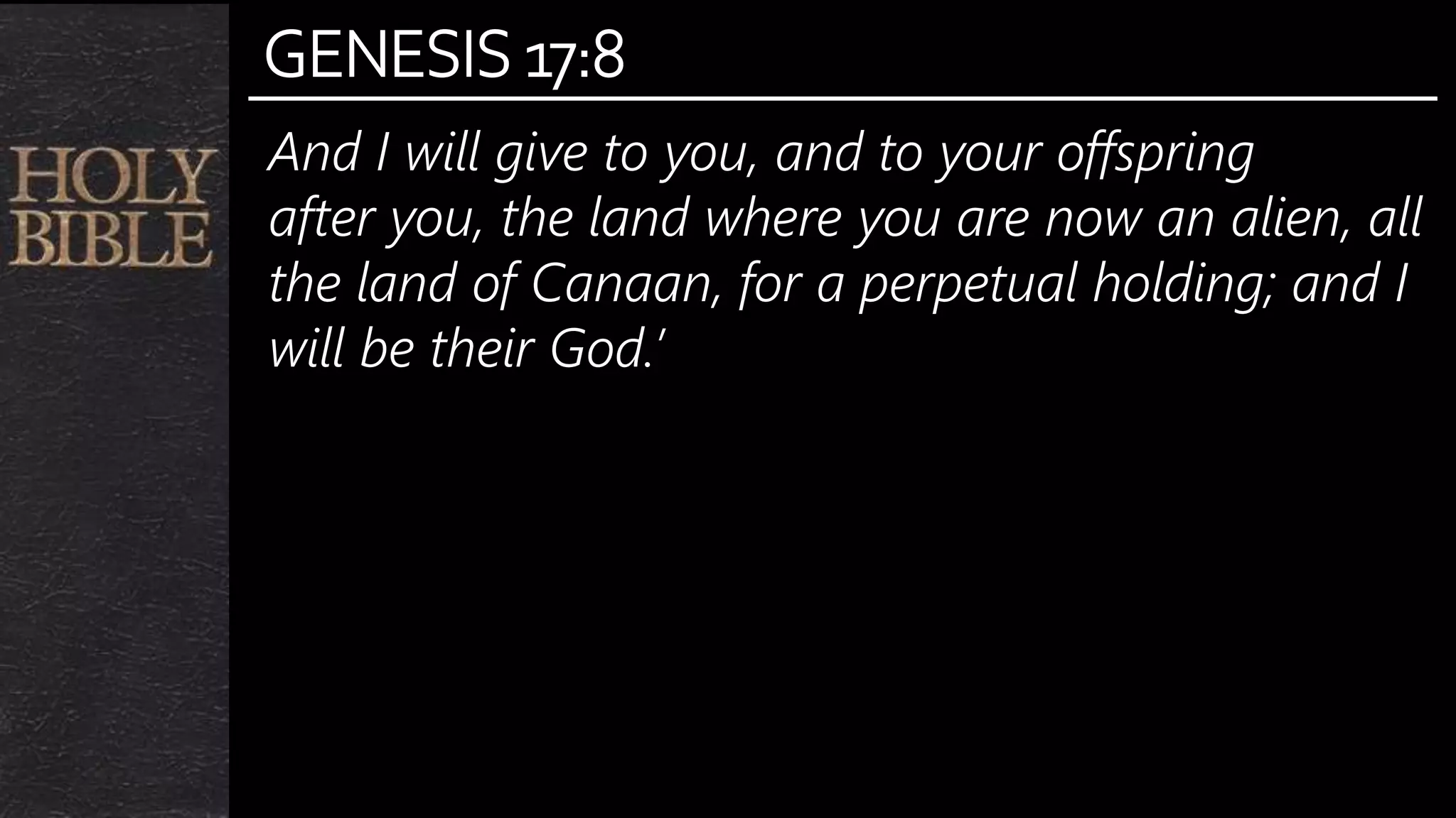 The Story of The People of God: Part 1 - Genesis 12 | PPTX