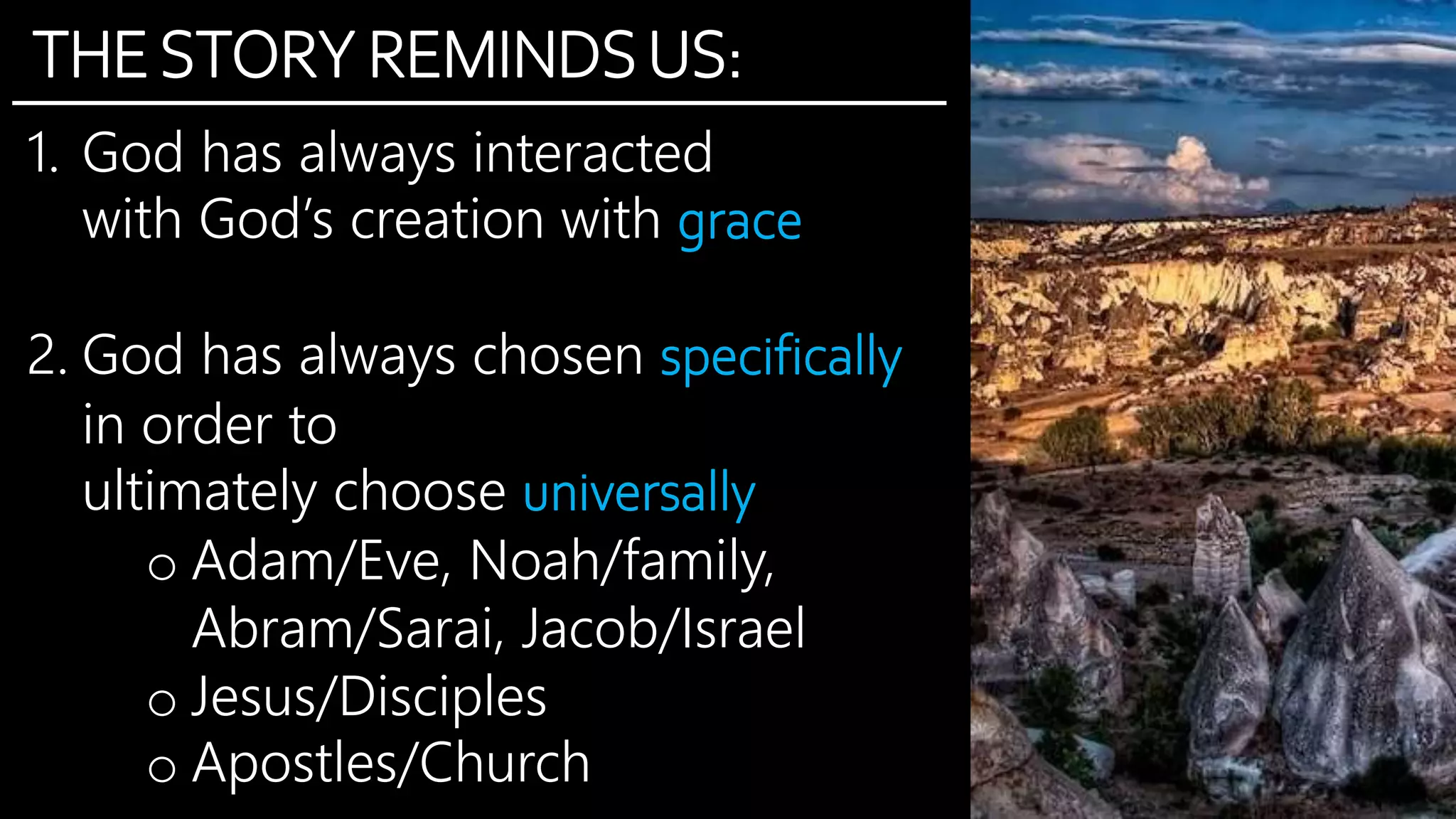 The Story of The People of God: Part 1 - Genesis 12 | PPTX