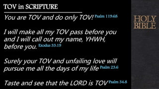 A Church Called TOV - Every Church Has a Culture | PPTX