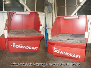 Diversitech RED FRED Fume Extractor, RED Downdraft Table, FRED ICS ...