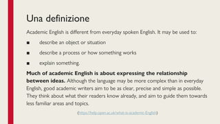 What’s Academic English | PPT