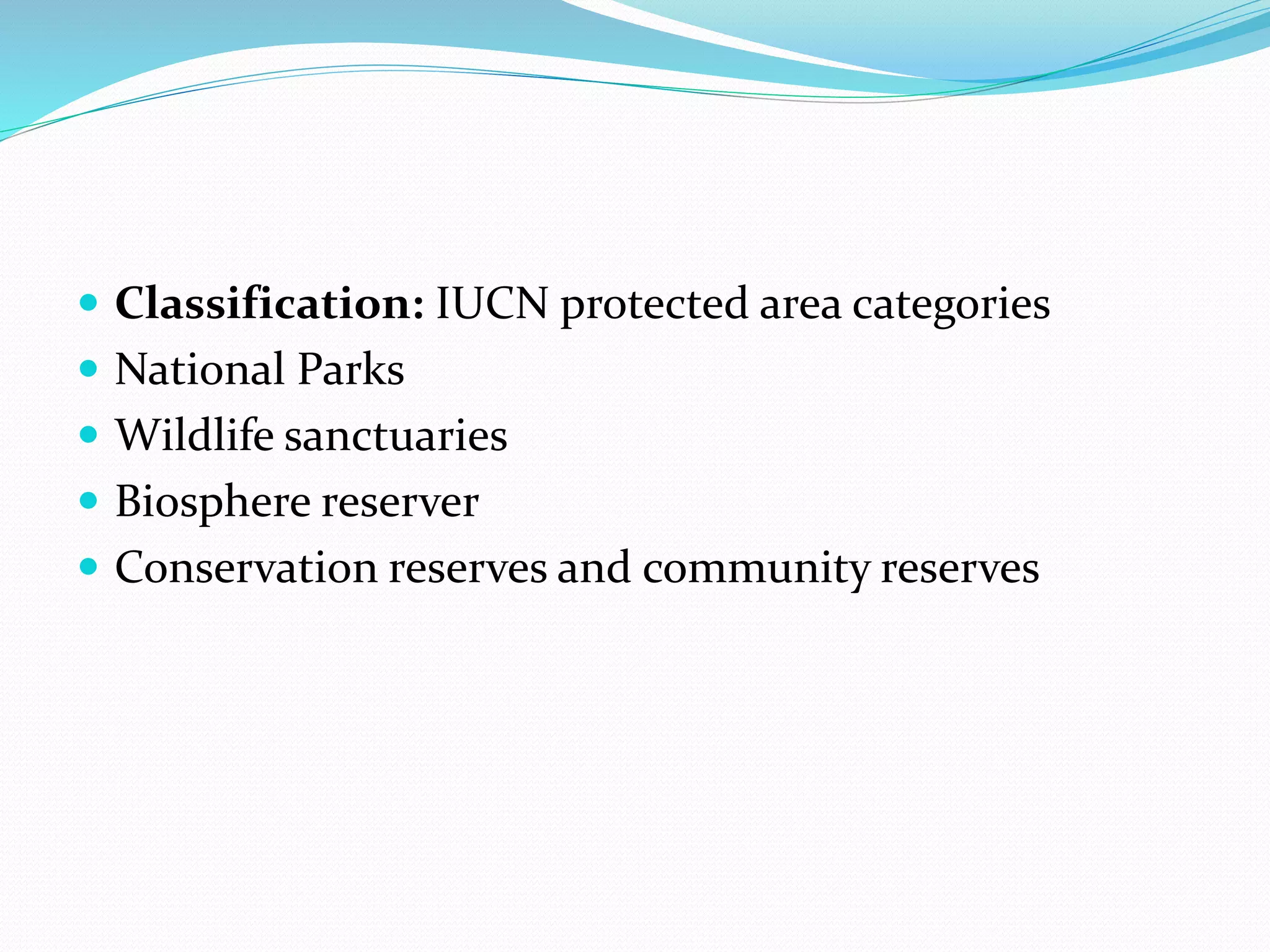 protected areas of india | PPTX
