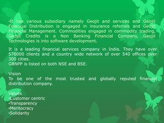 Geojit BNP Paribas | PPTX