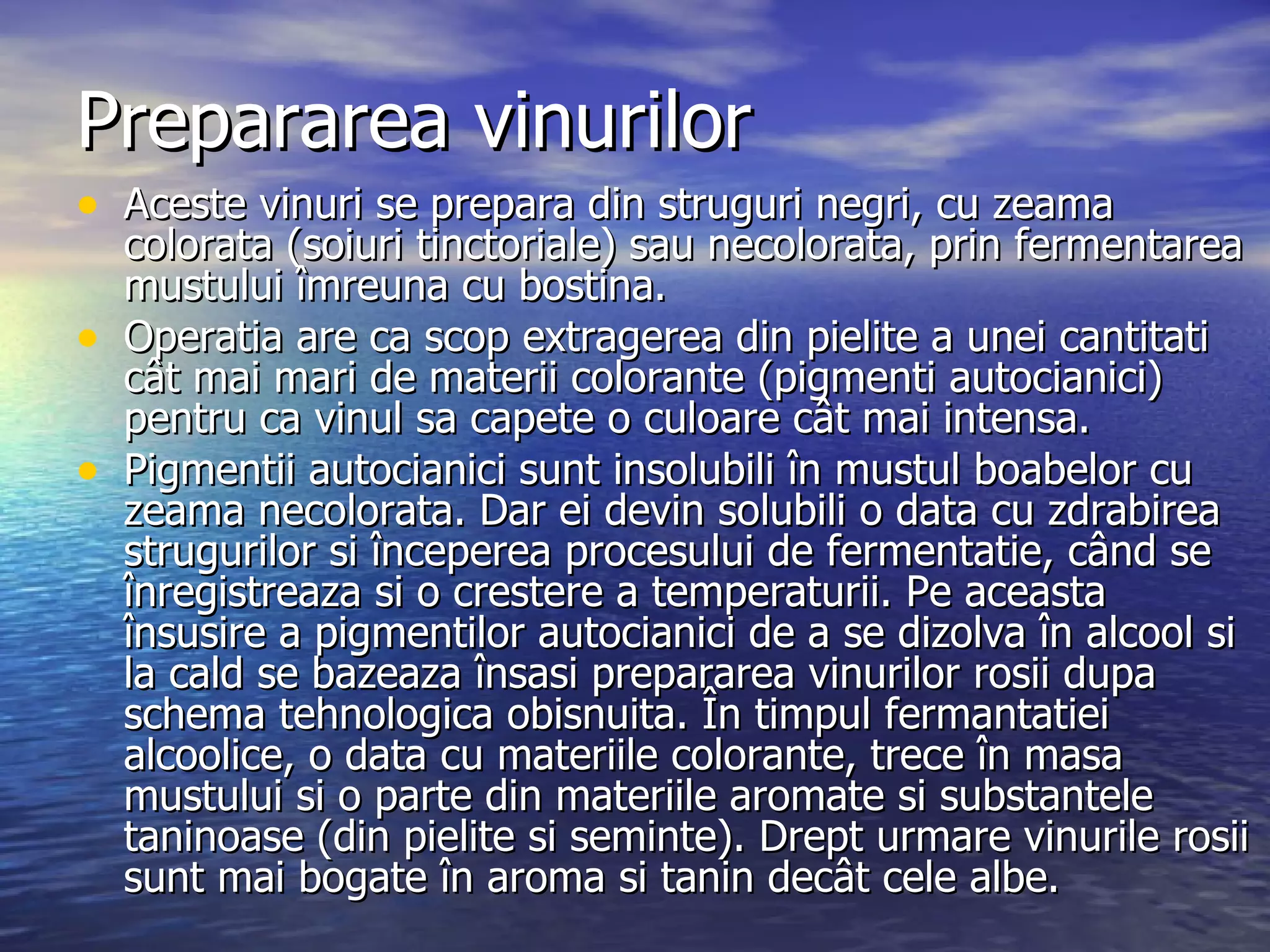 Vinuri rosii seci oancea | PPT