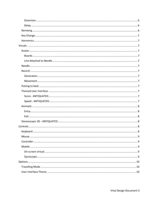 Vinyl design document | PDF