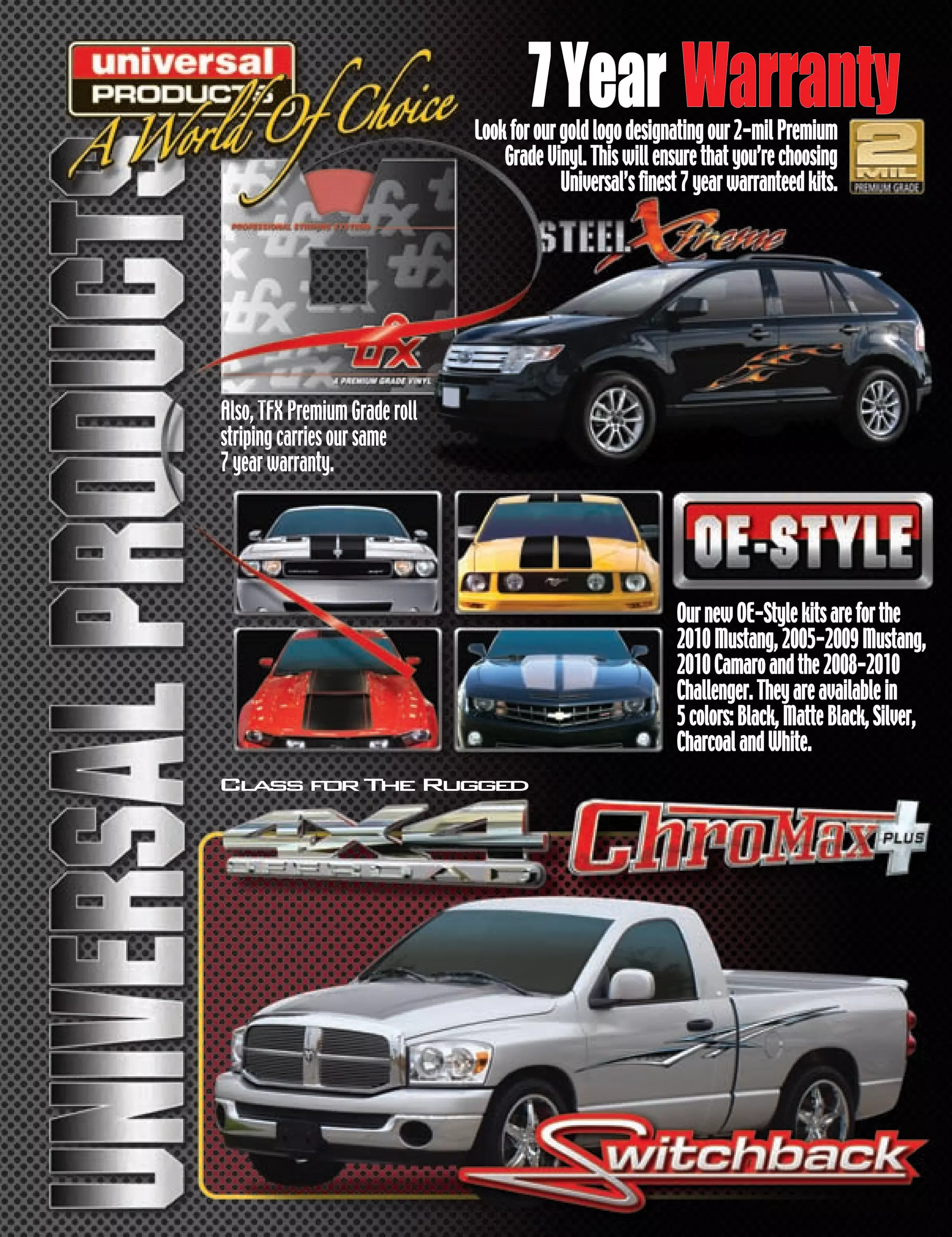 Custom Automotive Vinyl Graphics Catalog. Car and Truck Decals ...