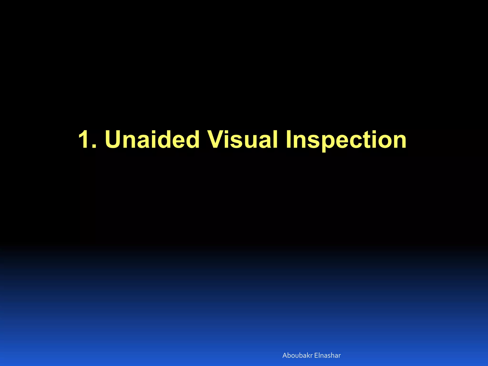 Visual inspection of cervix | PDF