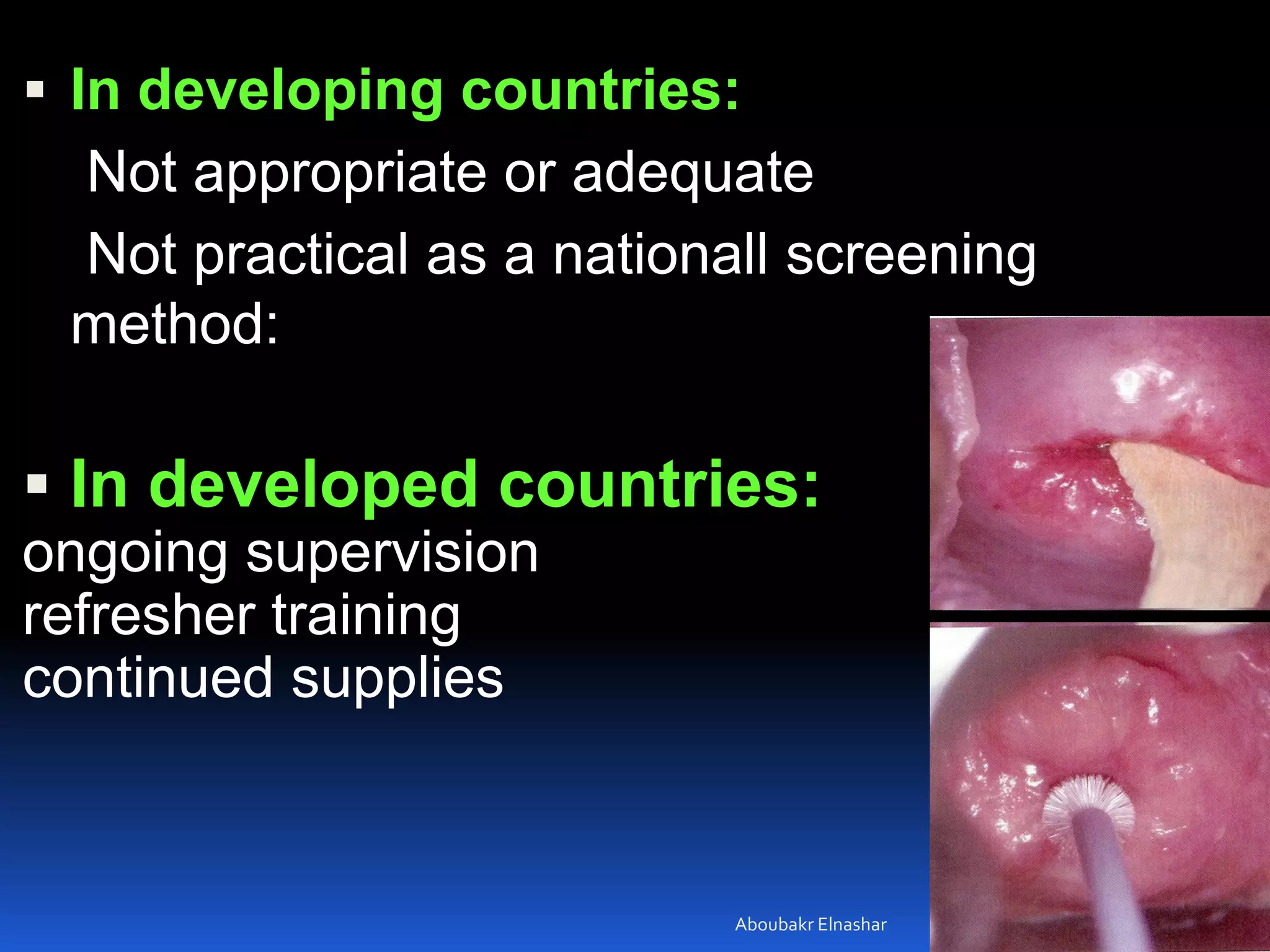 Visual inspection of cervix | PDF