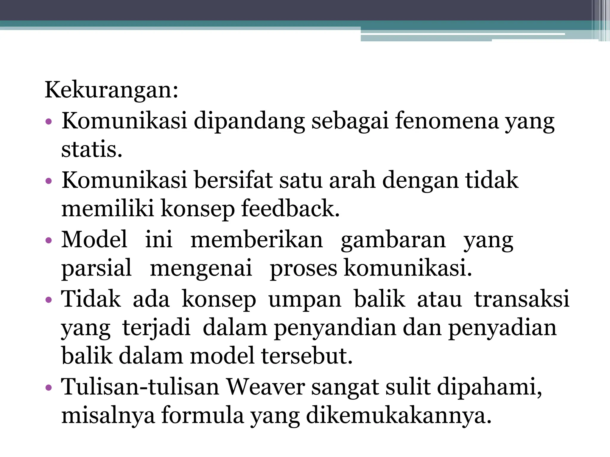 Model komunikasi, tipologi komunikasi dan contoh model komunikasi | PPTX