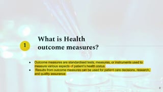 health outcome measure | PPTX