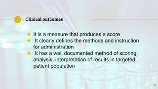 health outcome measure | PPTX