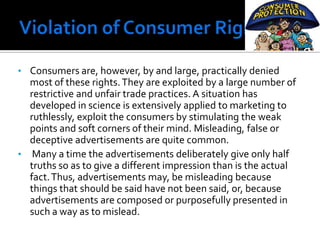 Violation of consumer rights | PPTX