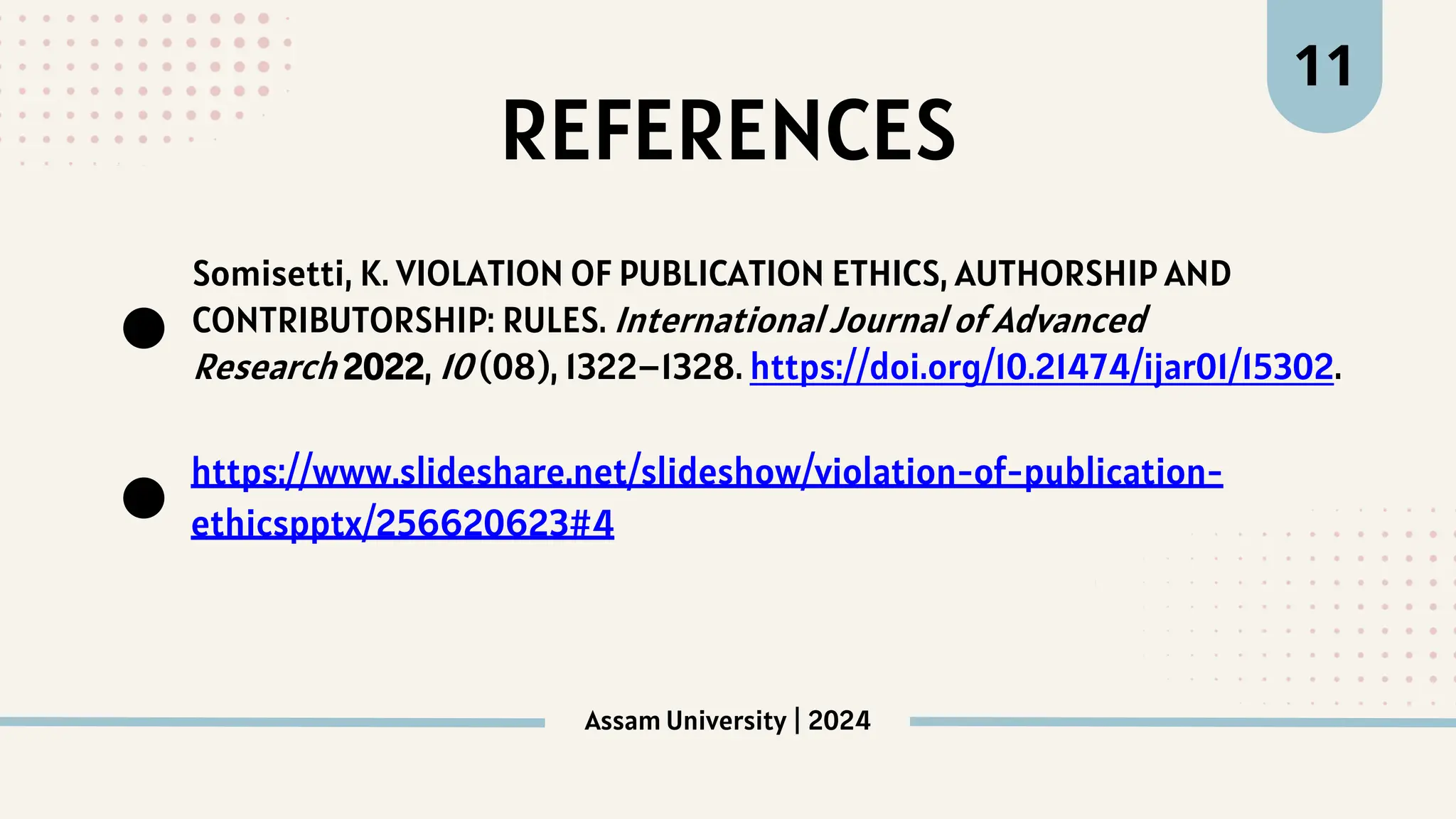 Violation of publication ethics by Rajdeep | PPTX