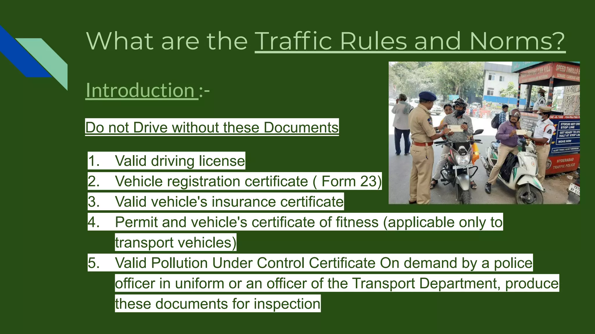 Violation of traffic rules. | PDF
