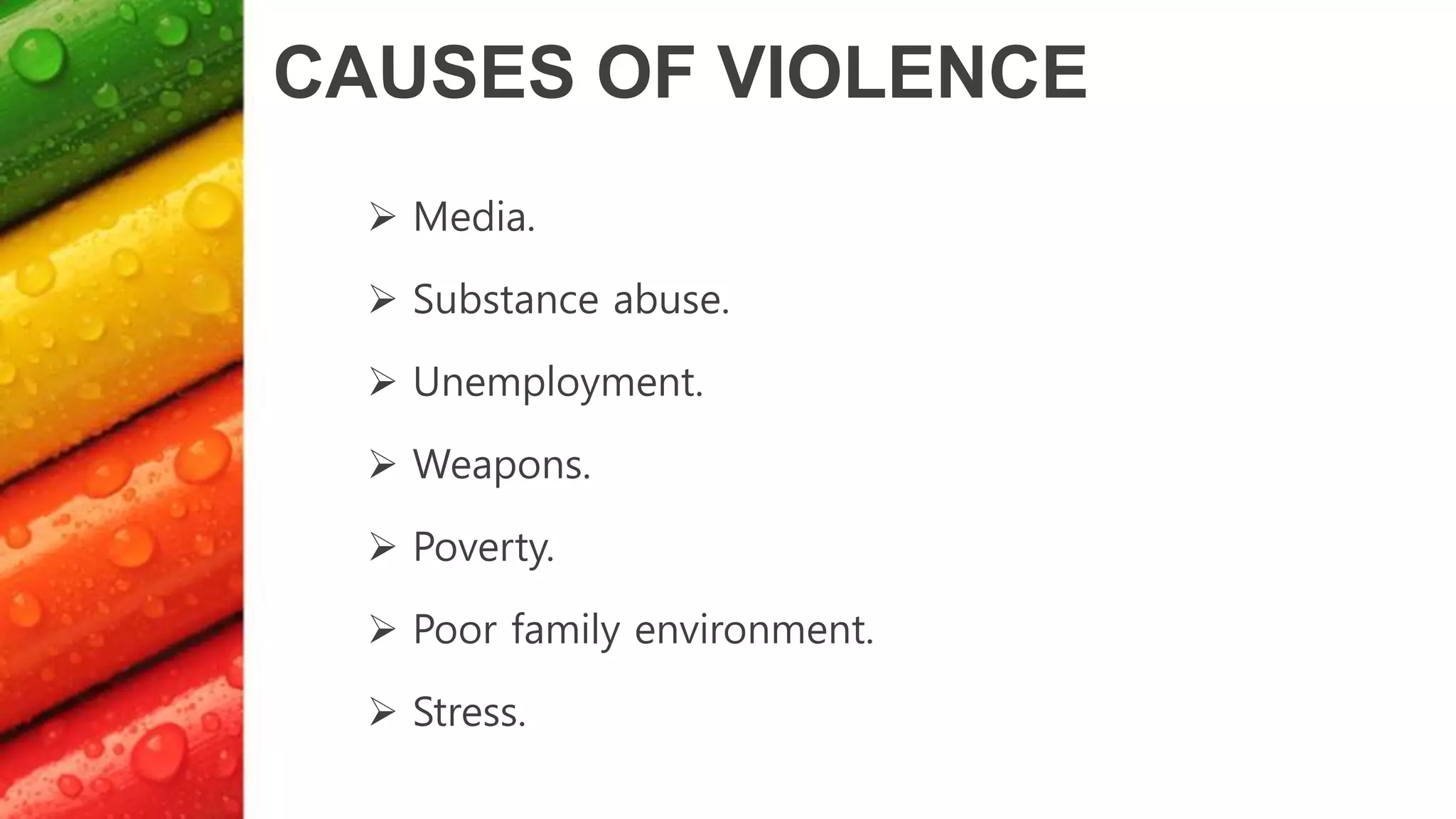 Violence | PPTX | Debated Sensitive Social Issues | Sensitive Topics