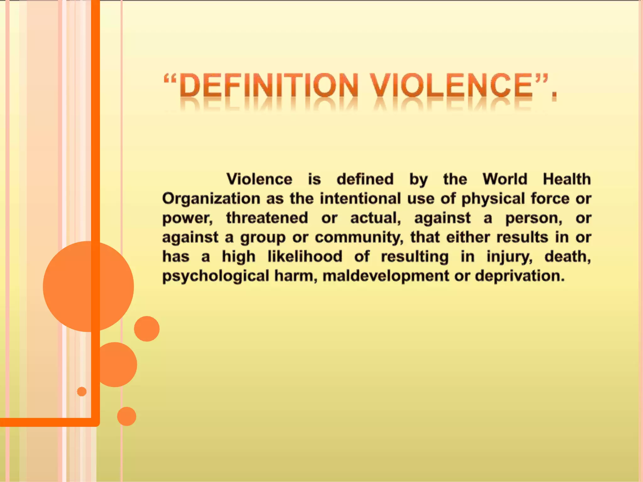 Violence | PPT