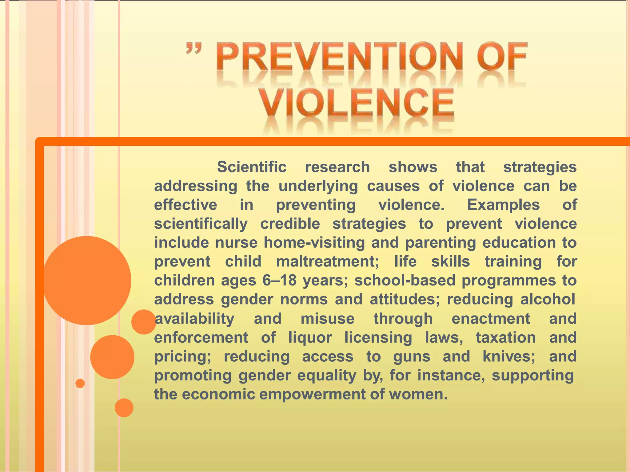 Violence | PPT