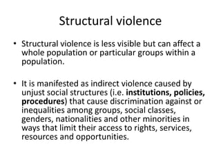 Understanding violence in conflict resolution diplomacy | PPT