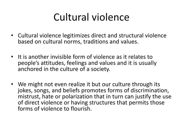 Understanding violence in conflict resolution diplomacy | PPT