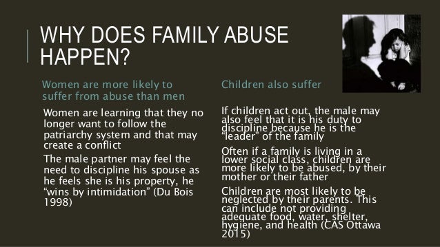 Violence and Abuse in Families