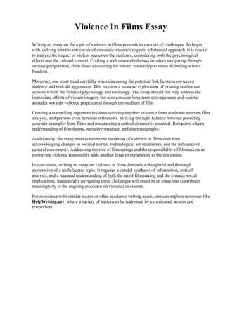 Violence In Films Essay.pdf