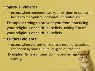 Violence in homes | PPTX