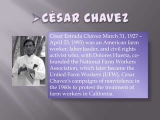 Violence nd non vio leaders | PPT