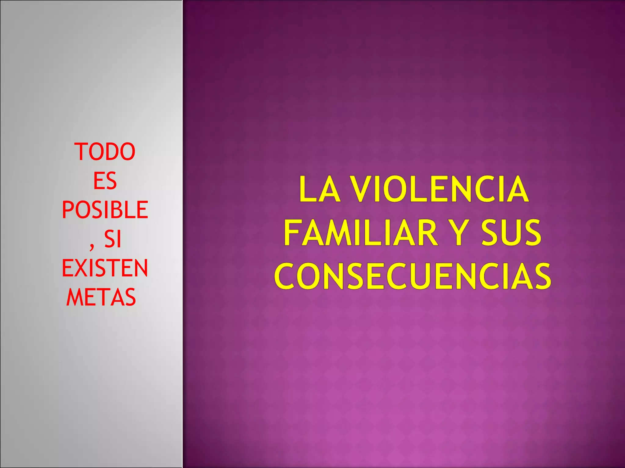 Violencia Familair Y Sus Consecuencias Ppt