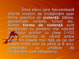Violența - agresivitate ppt | PPT