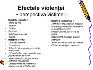 Violenta, Elevi | PPT