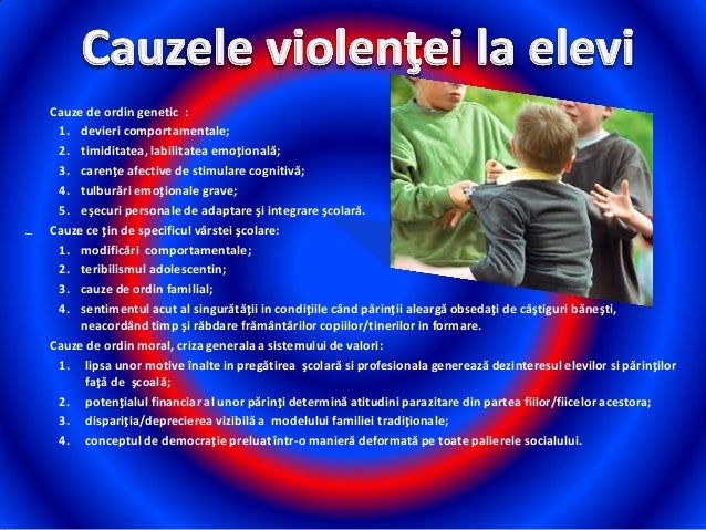 Violenta in scoli si combaterea acesteia