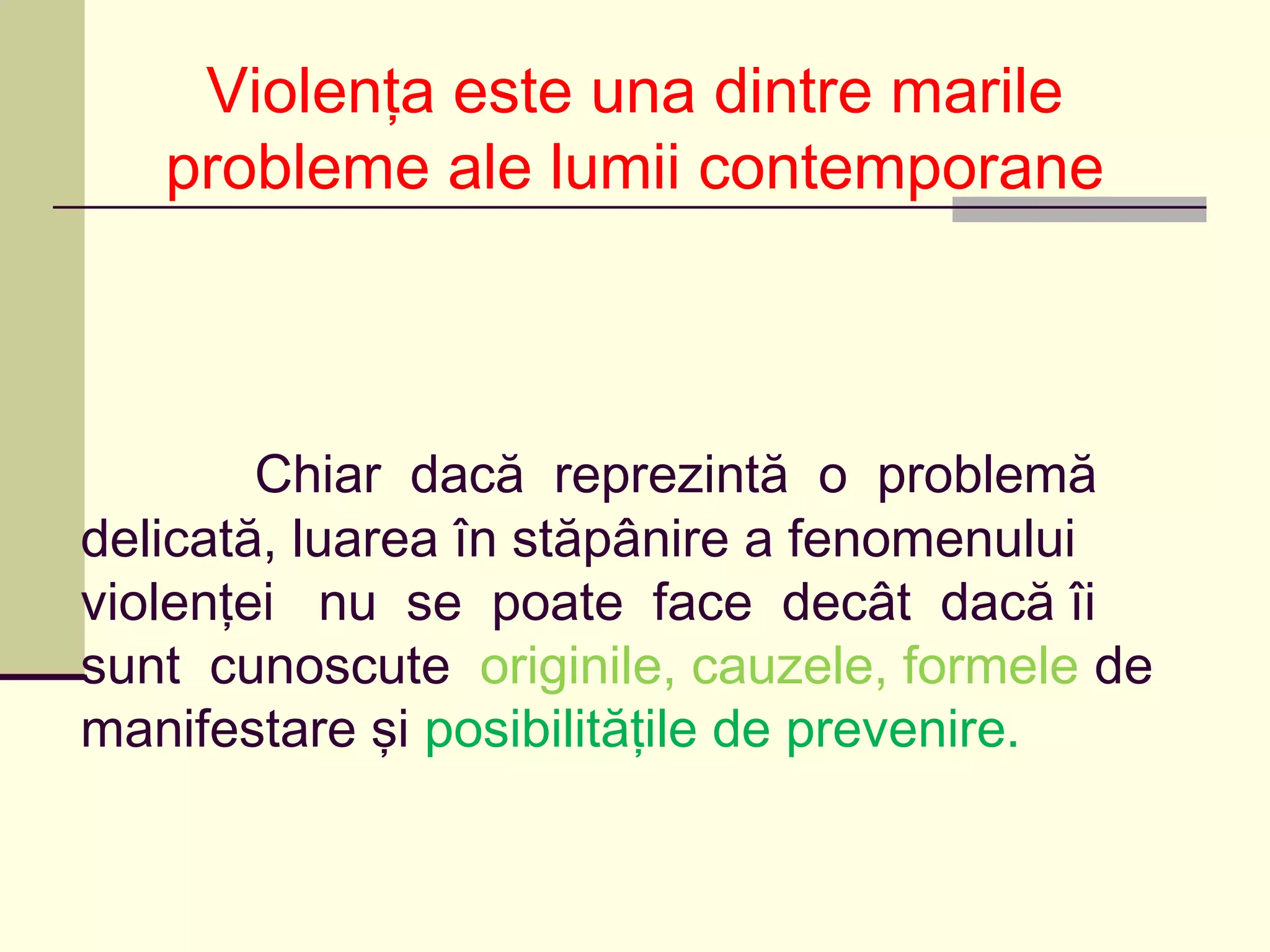 Violenta scolara | PPT