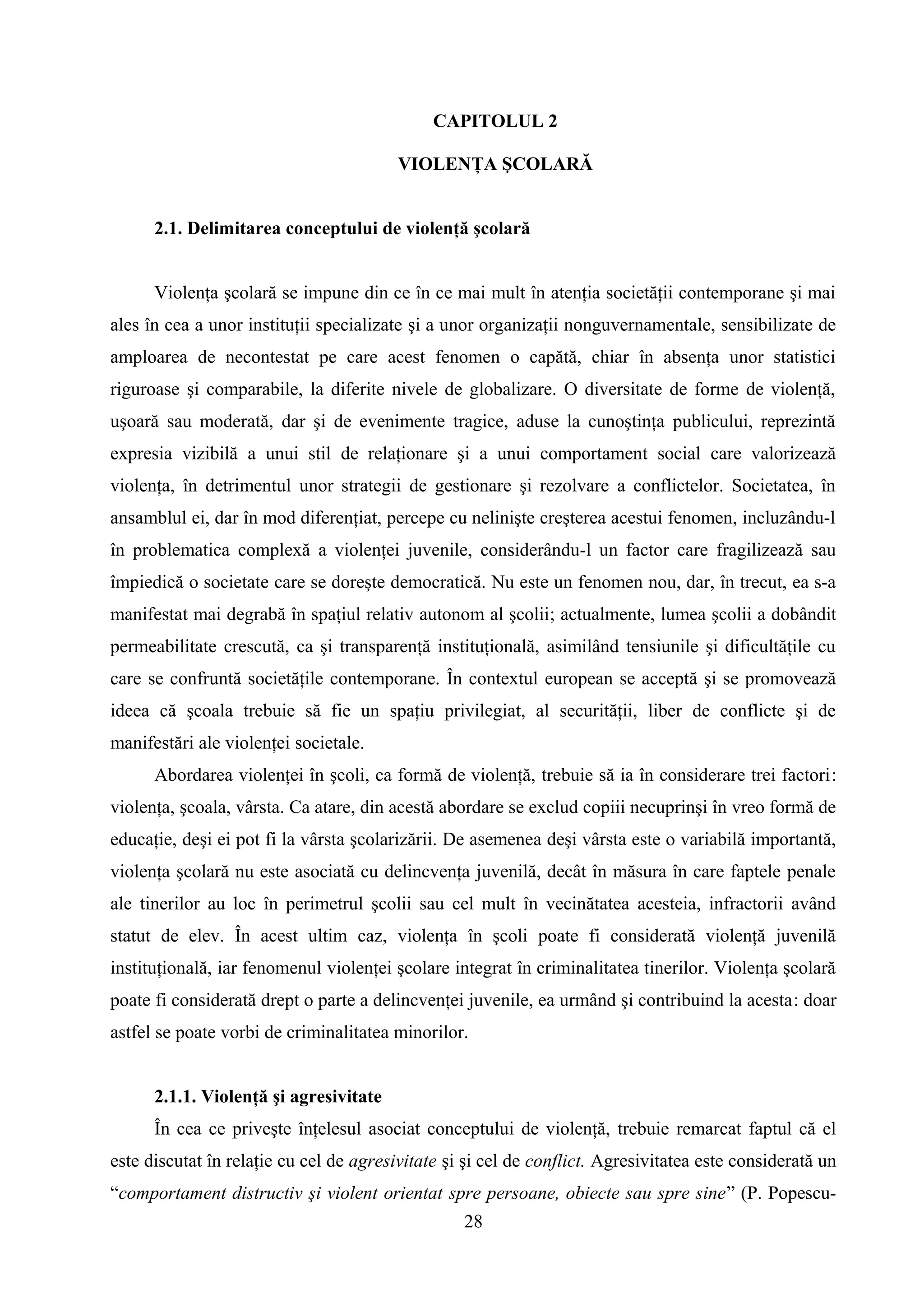 Violenta scolara violenta profesor-elev | DOC