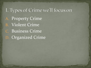 Crime Unit | PPT