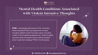 Understanding Violent Intrusive Thoughts - Causes, Effects, and ...