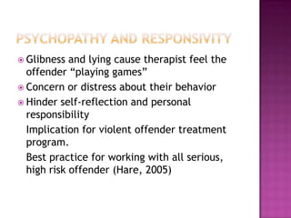Violent offender programmes | PPTX | Mental Health | Diseases and ...