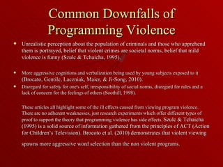 Violent Programming Powerpoint | PPT
