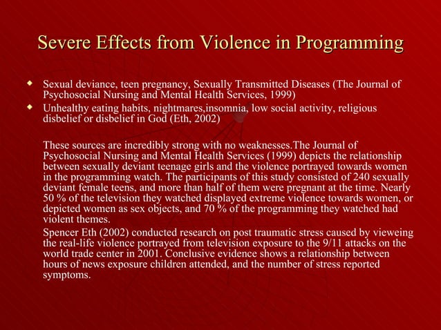Violent Programming Powerpoint | PPT