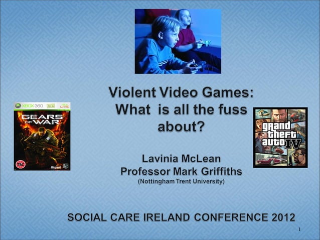 Violent video games what is all the fuss about | PPT