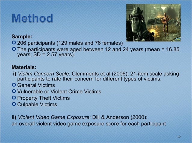 Violent video games what is all the fuss about | PPT | Free Download