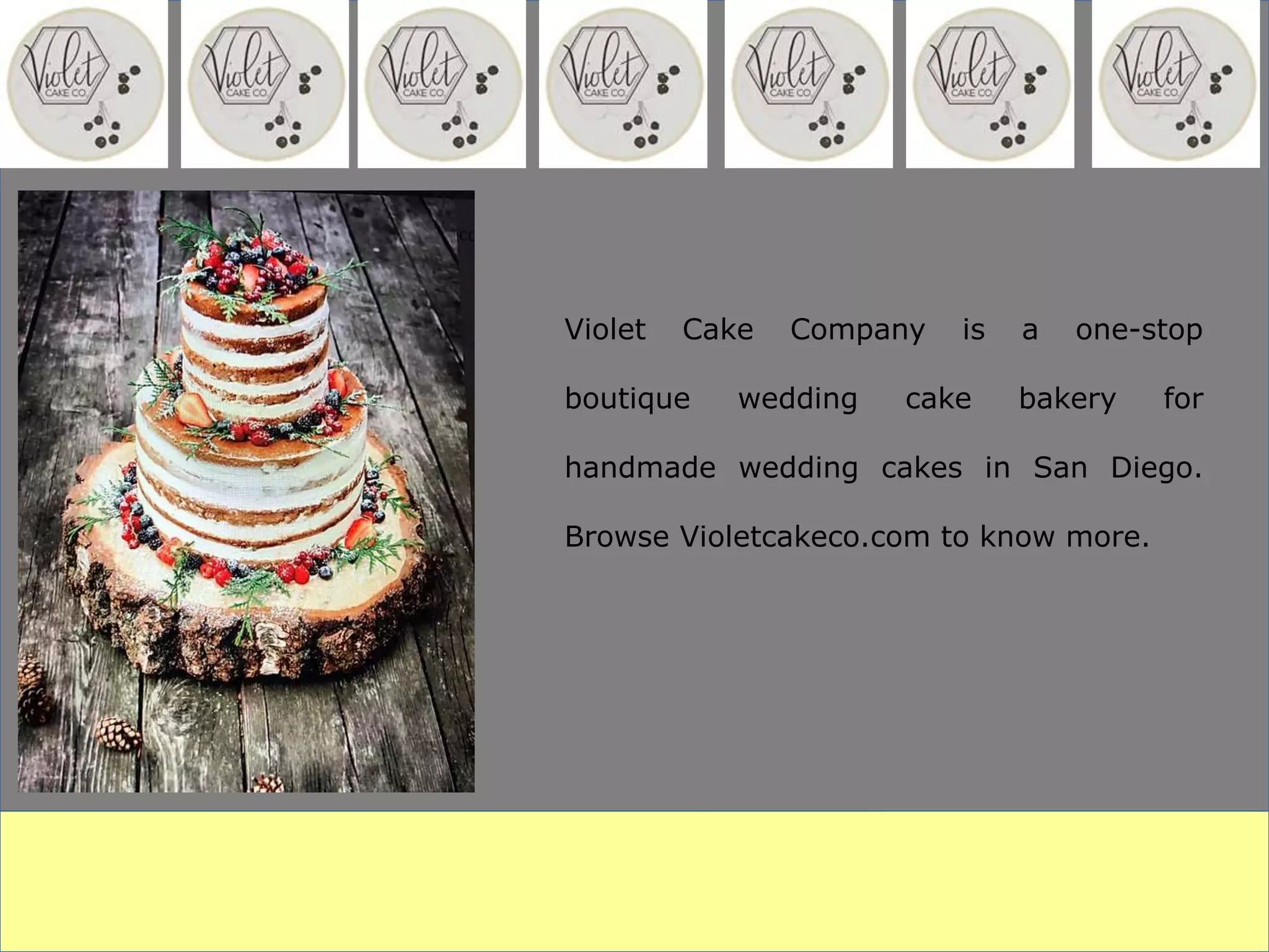 custom wedding cakes | PPT